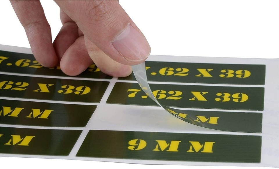 .22 .223 .308 .30 .357 9MM .380 .40 .45 7.62 12GA Ammo Can Vinyl Skin ...