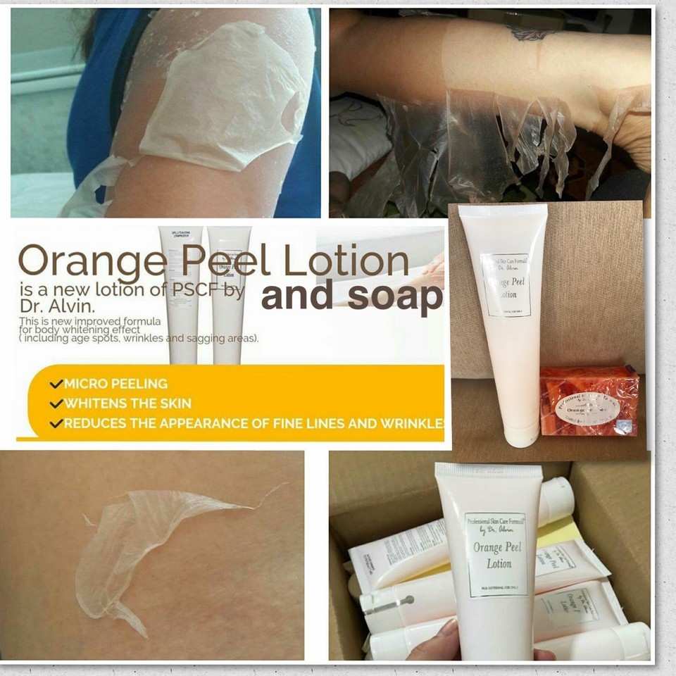 Dr. Alvin PSCF Orange Peel Lotion Orange Peel Soap Whitening Remove ...