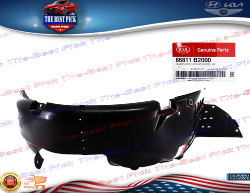 ⭐GENUINE⭐ Fender Liner Wheel Guard FRONT LH DRIVER for 2014 Kia Soul ...