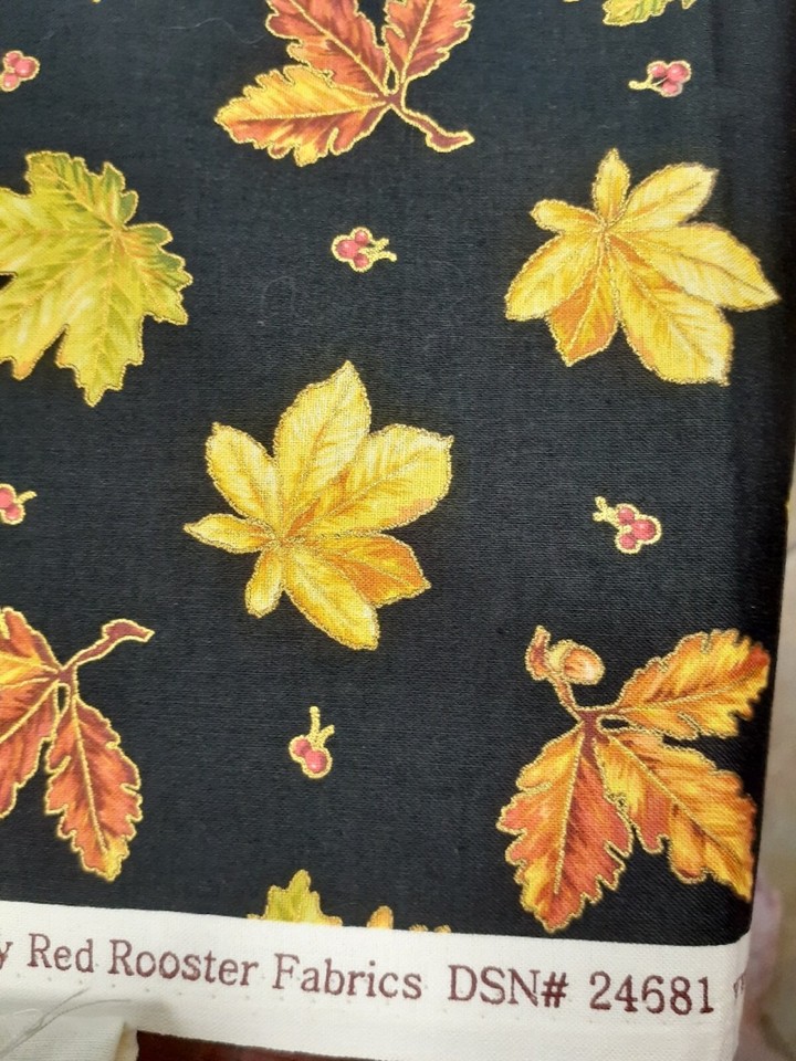 5 yds - Red Rooster - Andover -- Fall quilting fabric | eBay