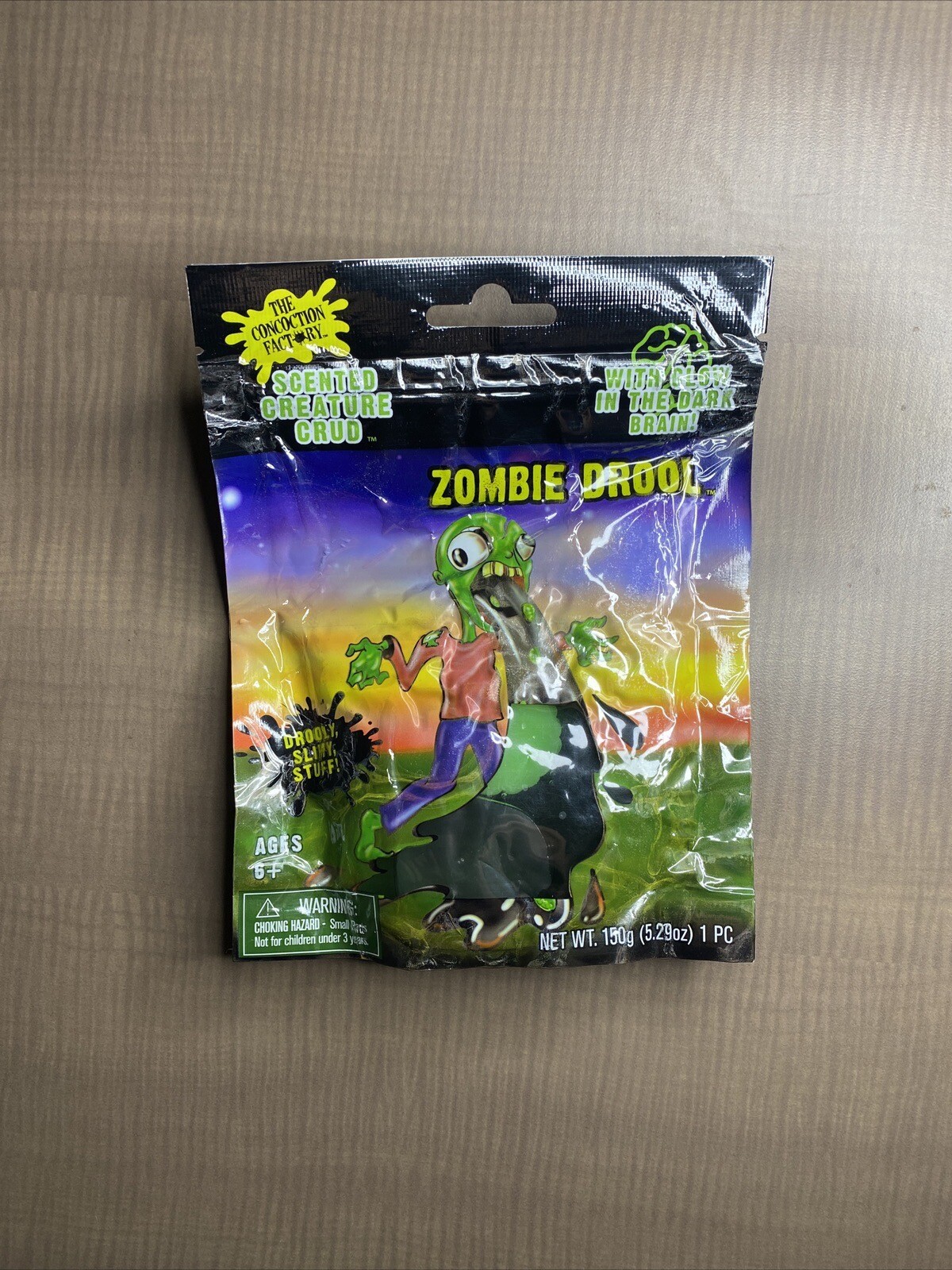 Zombie Drool Slime with Glow in the Dark Brain Scented Creature Crud 5. ...
