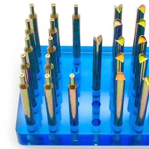 34PCS High Precision Gem Dopsticks Set Dia 6MM Length 65MM Gemstone Dop ...