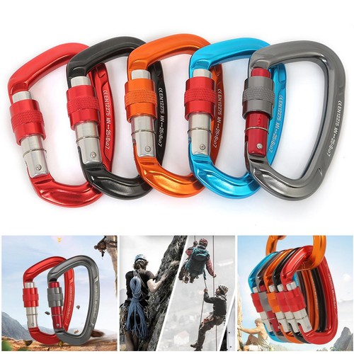 Climbing Carabiners CE Certificated 25KN (5620 lbs) High Strength ...