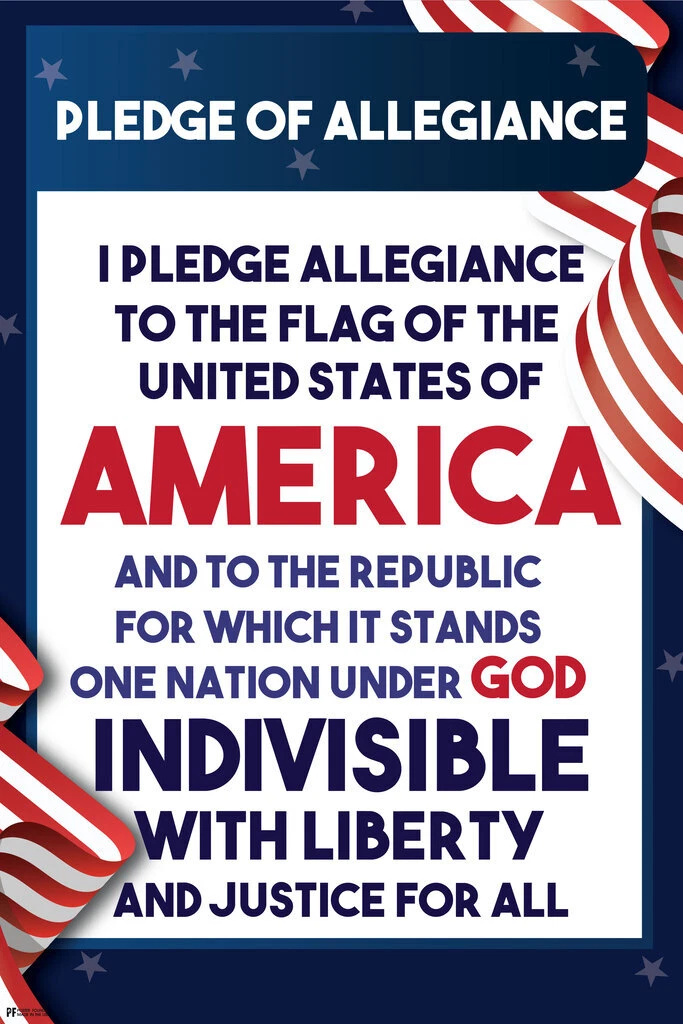 Pledge Of Allegiance Poster