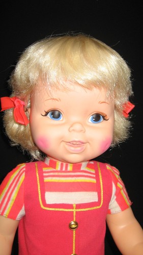 Vintage 1967 Mattel Talking Baby First Step Doll W/ Original Outfit ...