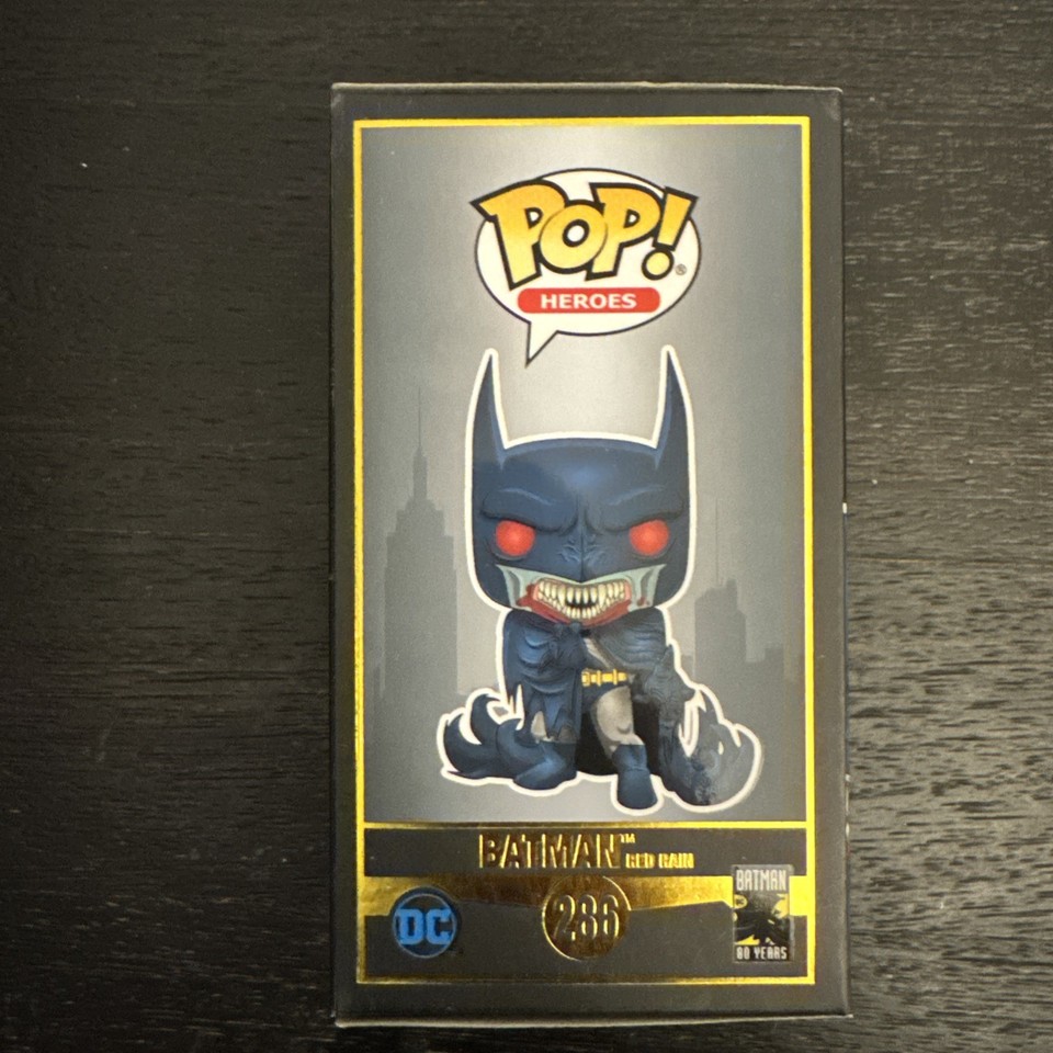 Funko Pop! DC Batman 80 Years VAMPIRE Batman RED RAIN 286 Vinyl Figure ...