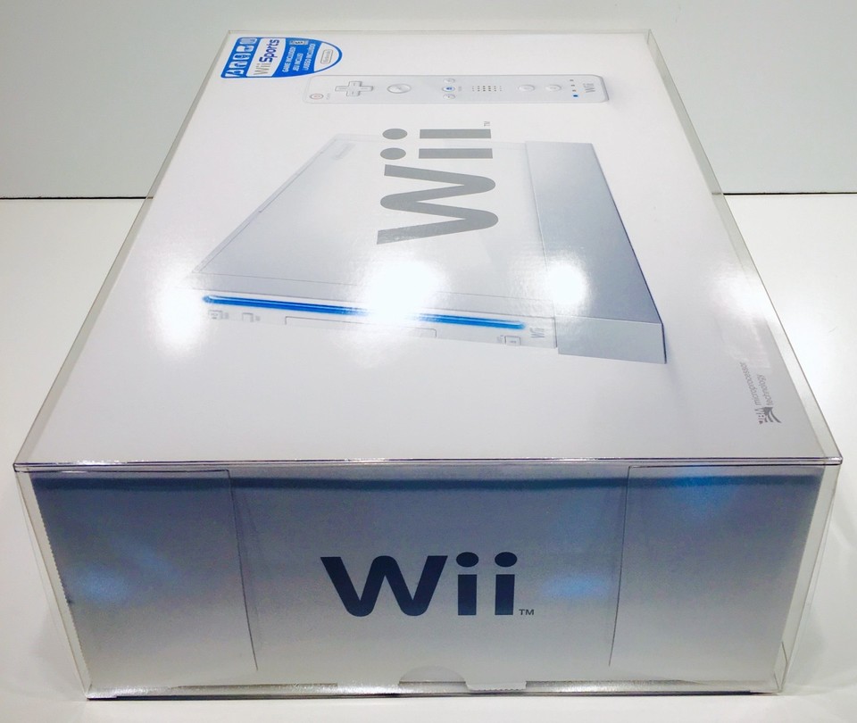 Nintendo Wii Console Box Protector | Clear | Original Size | 1 | Wii