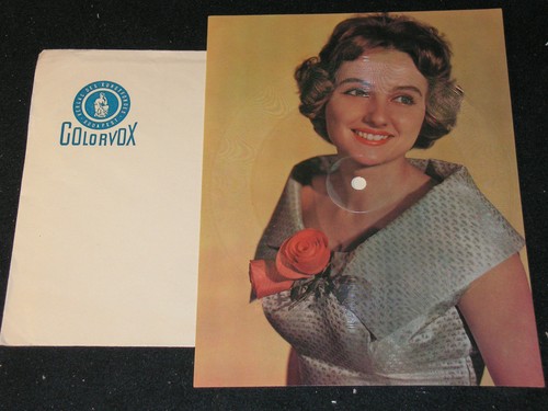HELGA BRAUER Junge Herzen voll Musik / DDR COLORVOX Phonopostkarte 5/ ...