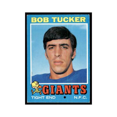 1971 Topps Bob Tucker Football Cards #79 | eBay