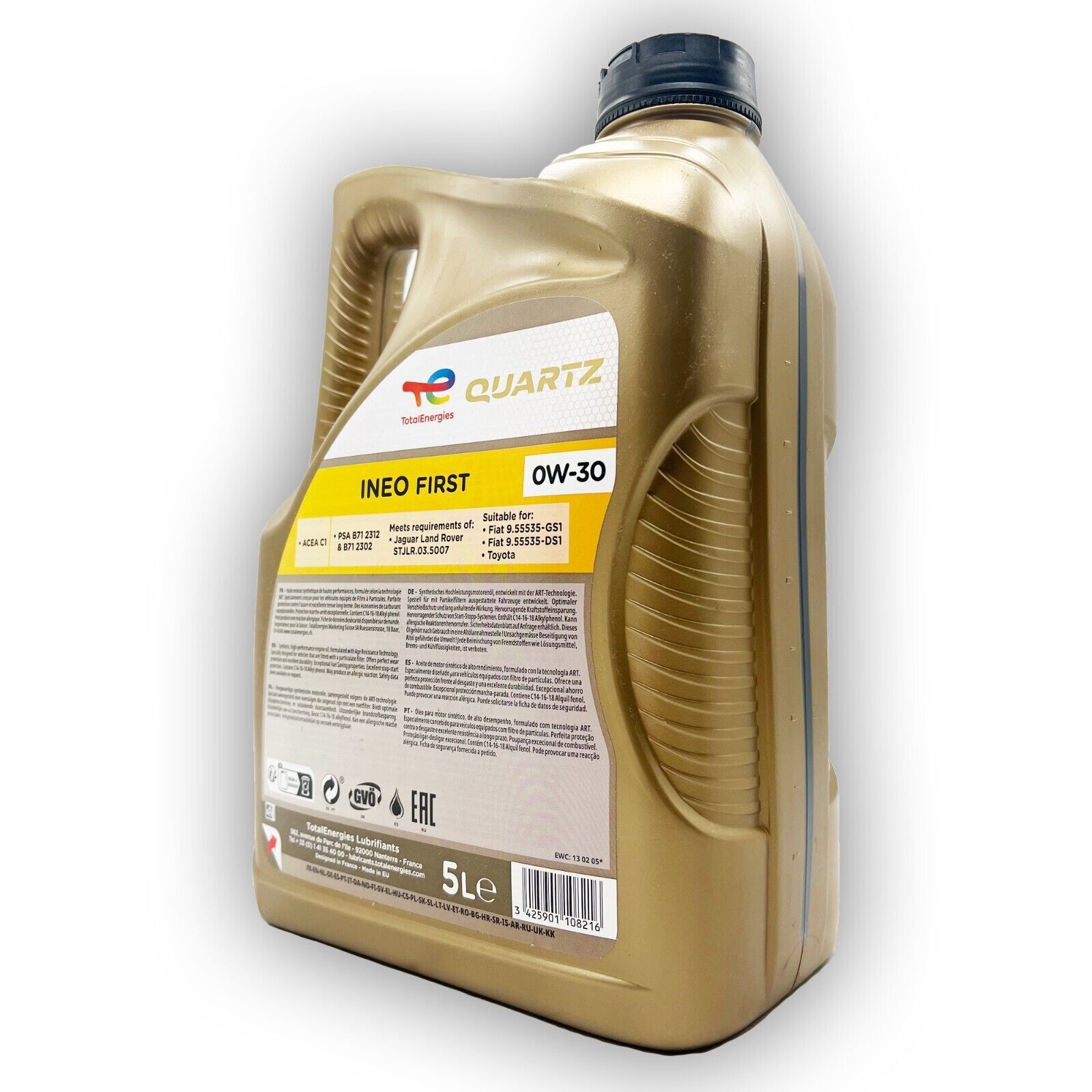 5 L Total Motoröl Quartz Ineo First 0W-30 B71 2312 B71 2302 ACEA C1 C2 ...