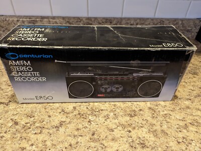 Vintage Centurion E850 Cassette Boombox WORKS | eBay