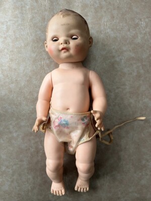 American Charachter 16" Tall Baby Doll Circa 1950's All Rubber ...
