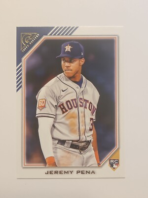 2022 Topps Gallery Jeremy Pena Rookie Card #2 Houston Astros World ...