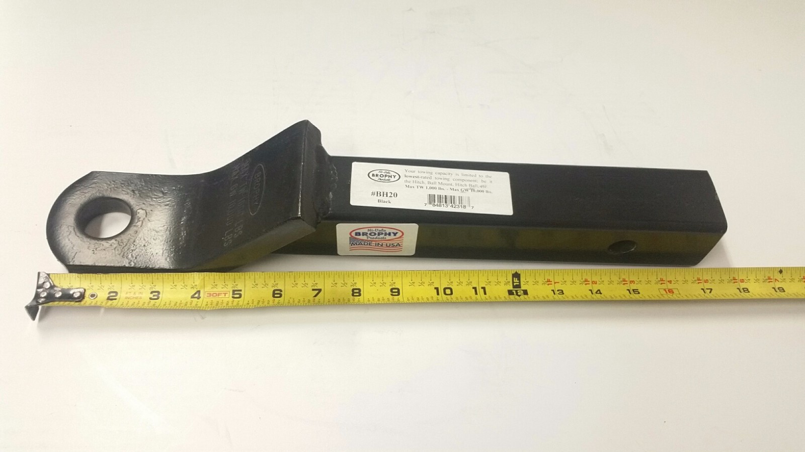 2" Drop Long Receiver Hitch Trailer Ball Mount 10000# USA MADE Solid ...