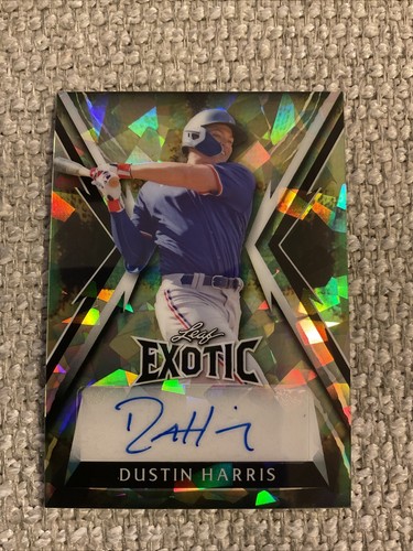 2023 LEAF EXOTIC DUSTIN HARRIS 4/4 AUTO CHAMELEON CRYSTAL BA-DH1 ...