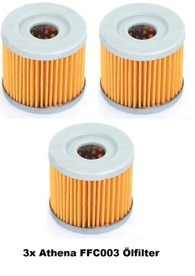 3x Athena Ölfilter FFC003 (HF131) SYM Suzuki SFM Sachs Kreidler Hyosung ...