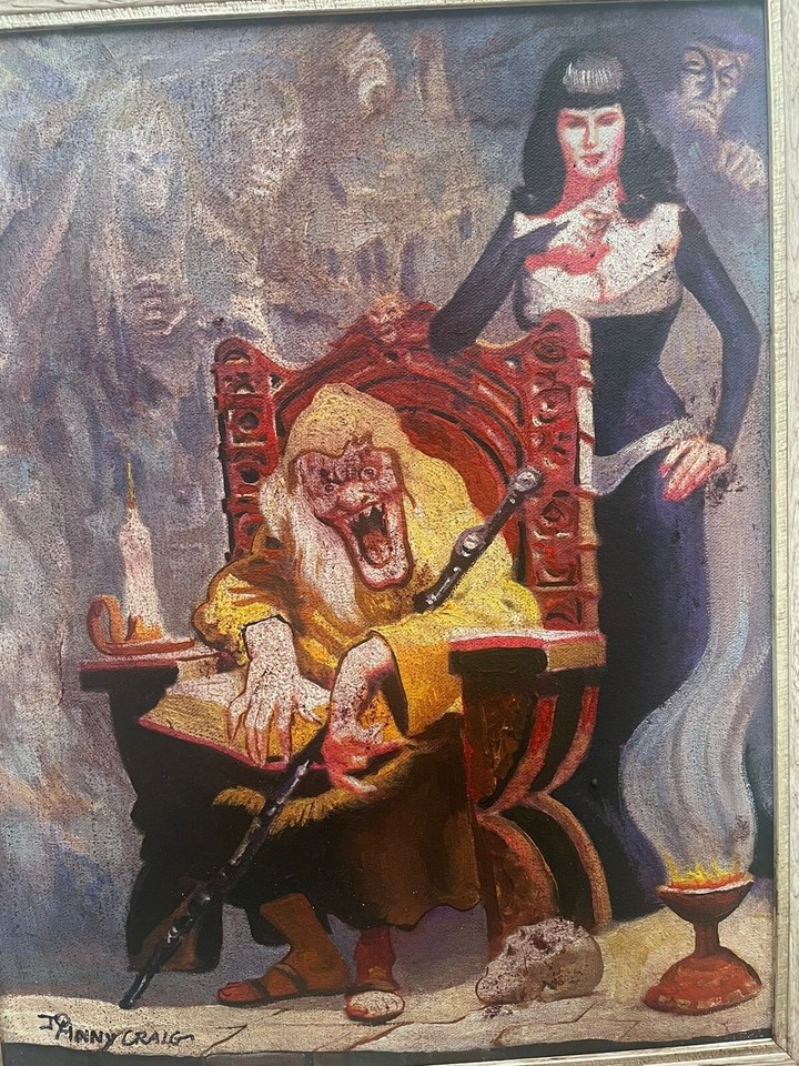 Johnny CRAIG - OIL CANVAS PAINTING - EC Artists of the 1950's - SIGNED ...