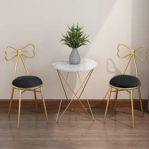 Modern Makeup Vanity Chair Stool Cute Butterfly Stool Chair Ottoman ...