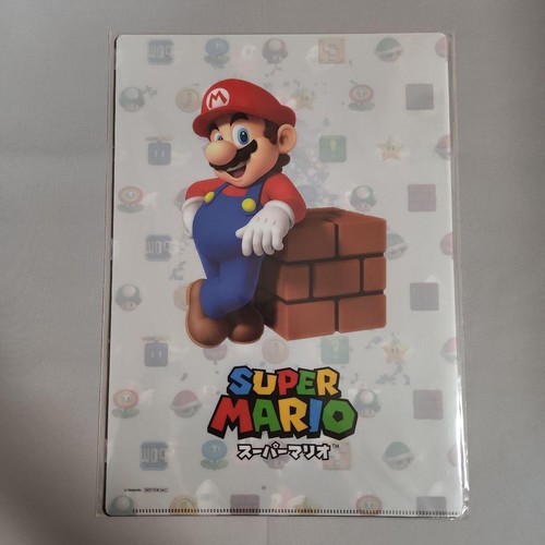 Super Mario A4 Clear File Set 2 Folders Mario Enemy Characters Design ...