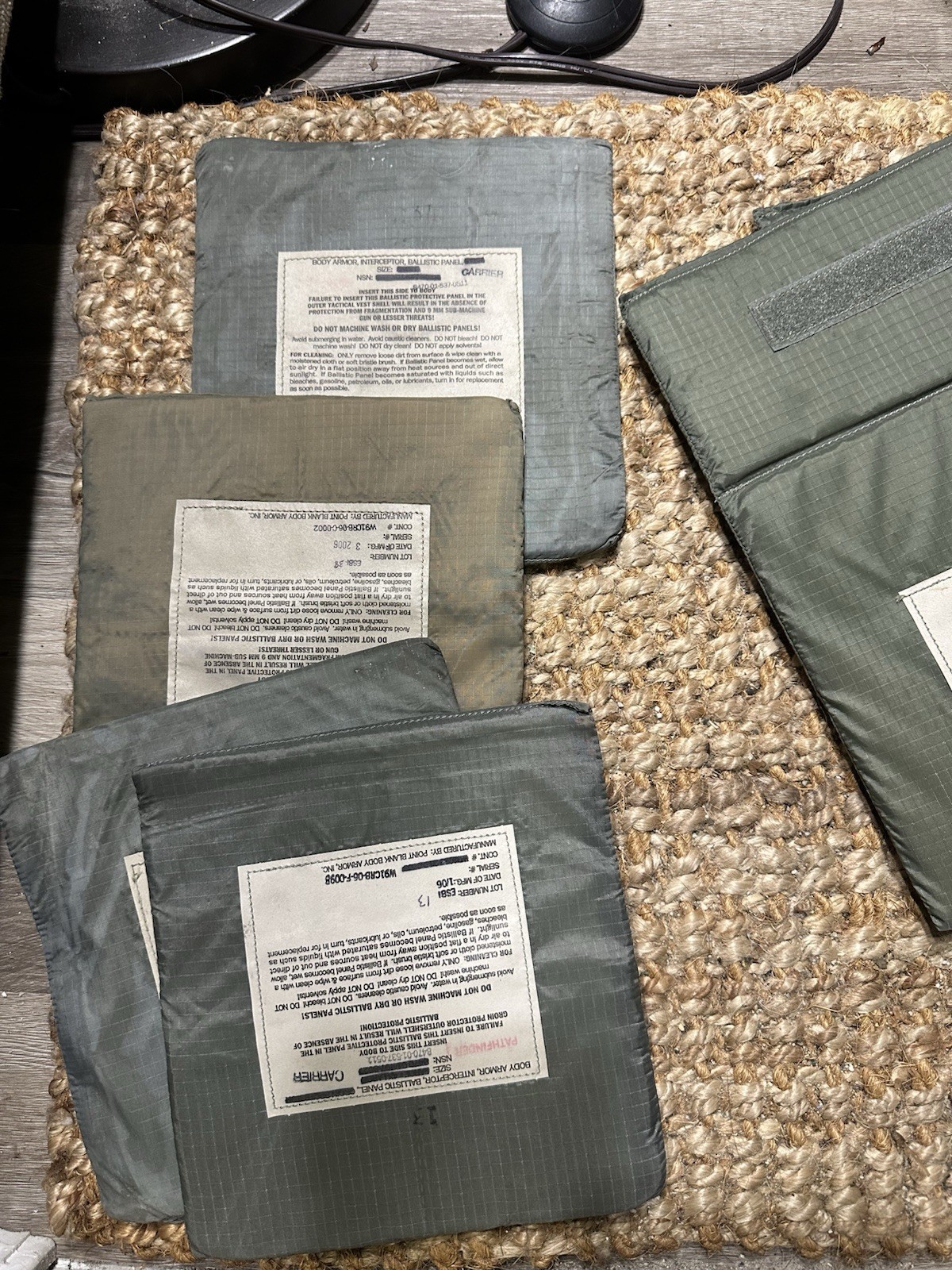 Soft Side Armor Insert Milsurp | eBay