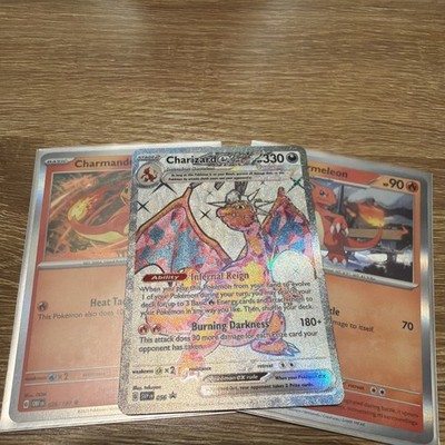 Pokemon TCG Charizard ex SVP 056 Scarlet & Violet Holo Black Star Promo ...