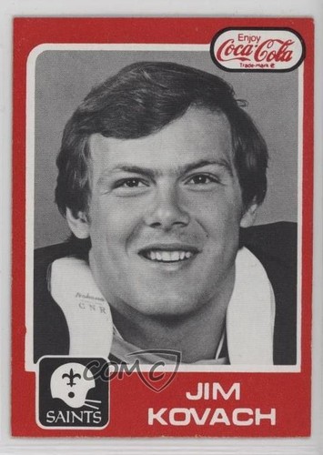 1979 Topps Coca-Cola New Orleans Saints Jim Kovach #18 | eBay
