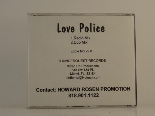 LOVE POLICE LOVE POLICE (H1) 2 Track Promo CD Single along with White ...