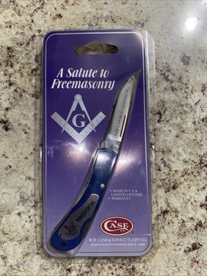 CASE XX 059L SS MASONS POCKET KNIFE MASONIC "IN SEARCH OF MORE LIGHT ...