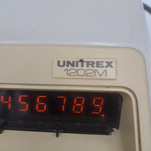 Unitrex 1202M Vintage Electronic Calculator Tested Works Japan Eiko Co ...