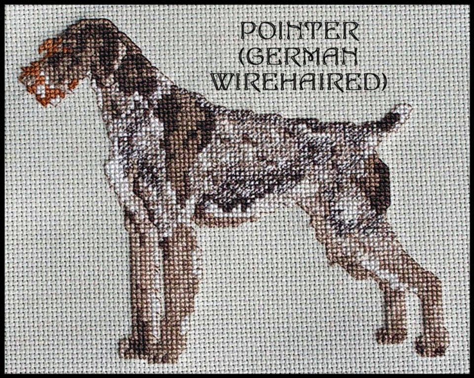 POINTER & SETTER COUNTED CROSS STITCH PATTERNS | eBay