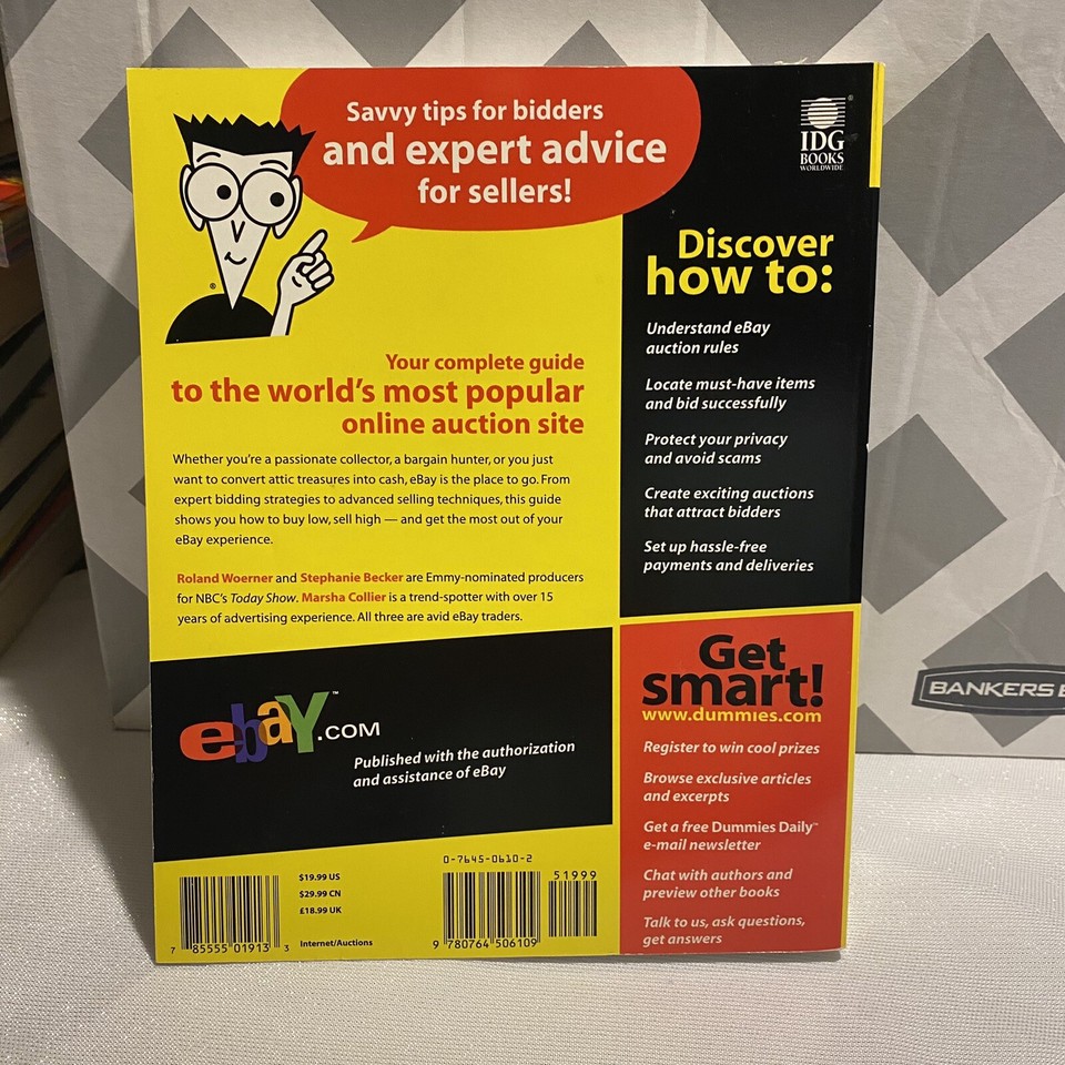 eBay for Dummies by Stephanie Becker, Marsha Collier and Roland Woerner... 9780764506109 | eBay