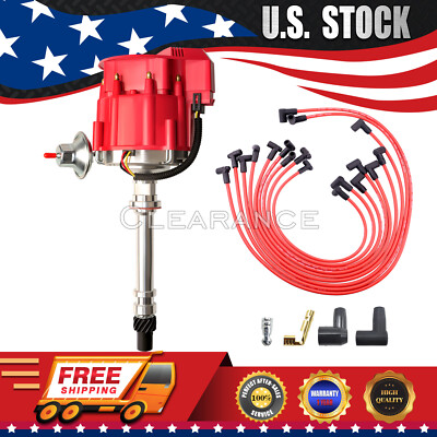HEI Racing Distributor for Small Block SBC Chevy 305 350 400 & Wires 90 ...