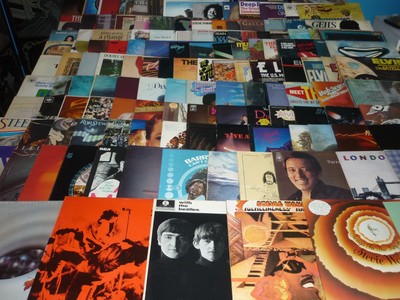 VINYL LPs 70s 60s ROCK POP COMBINED POSTAGE RECORD COLLECTION JOB LOT ...