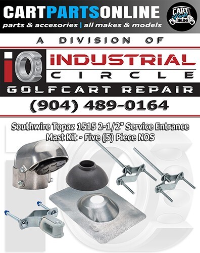 Southwire Topaz 1515 2-1/2" Five (5) Piece Service Entrance Mast Kit ...