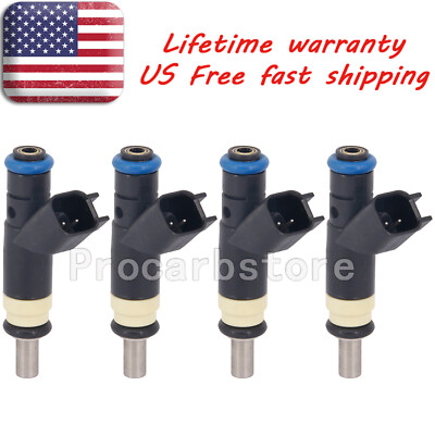 4Pcs Fuel Injectors 04891577AB Fit for 2007-2019 Jeep Dodge 2.0L 2.4L ...