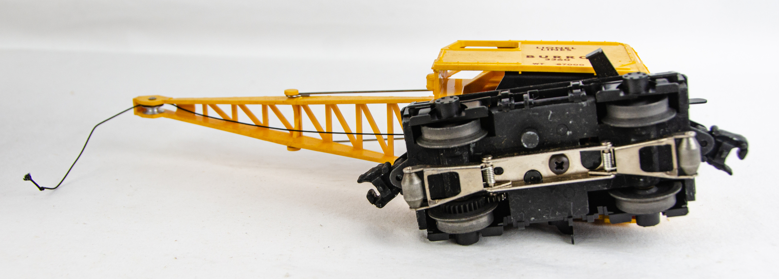 Lionel 1:48 O Scale Original Operating Burro Crane Model Train Car 3360 ...