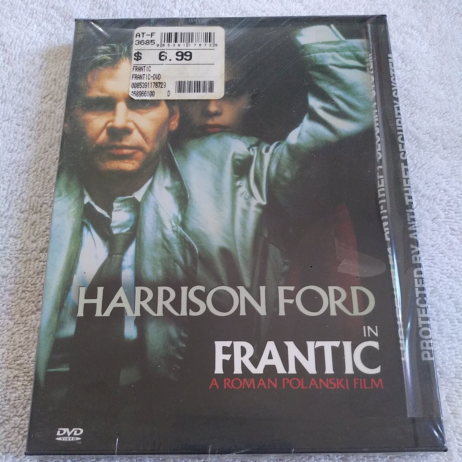 Frantic (DVD, 1998) Harrison Ford By Roman Polanski Brand New Sealed ...