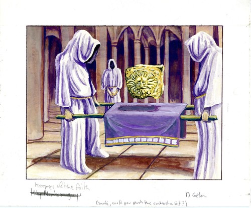 Magic Original Art Keepers of the Faith MTG Legends Daniel Gelon ...