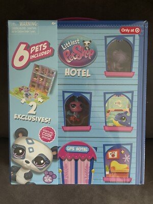 Littlest Pet Shop LPS G7 6 Pet Hotel Pack #198 #199 Excl. Llama Dolphin ...