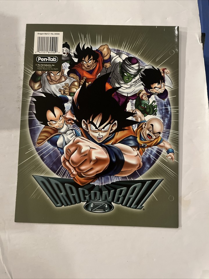 Dragon Ball Z Pen-Tab Goku Portfolio Folder 3 Hole Punch New Old Stock ...