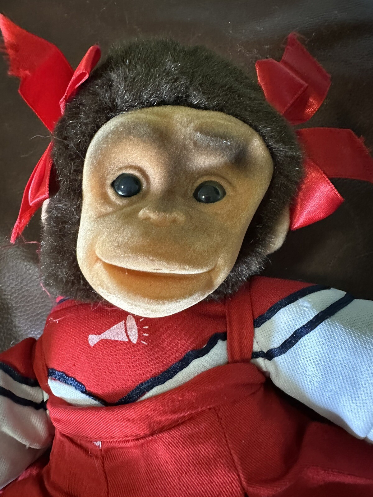 Vintage Hosung Plush Cheer Leader Monkey Puppet 1994 | eBay