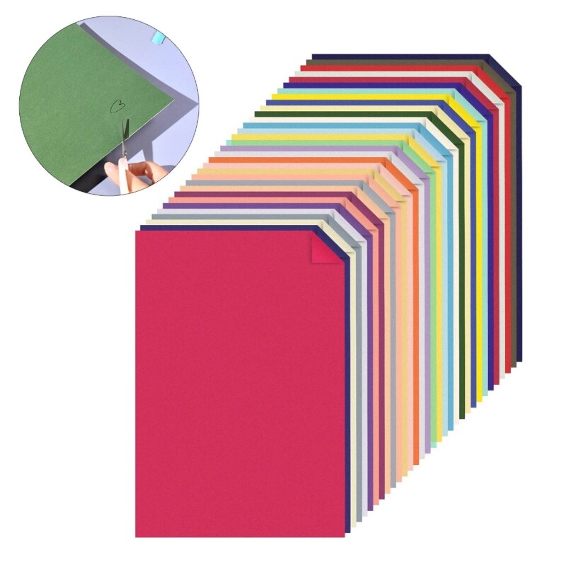 80 Sheets Color Paper Handcrafts Folding Paper, Color Paper for Various ...