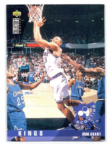 1995 Collector's Choice #343 Brian Grant Scouting Sacramento Kings | eBay