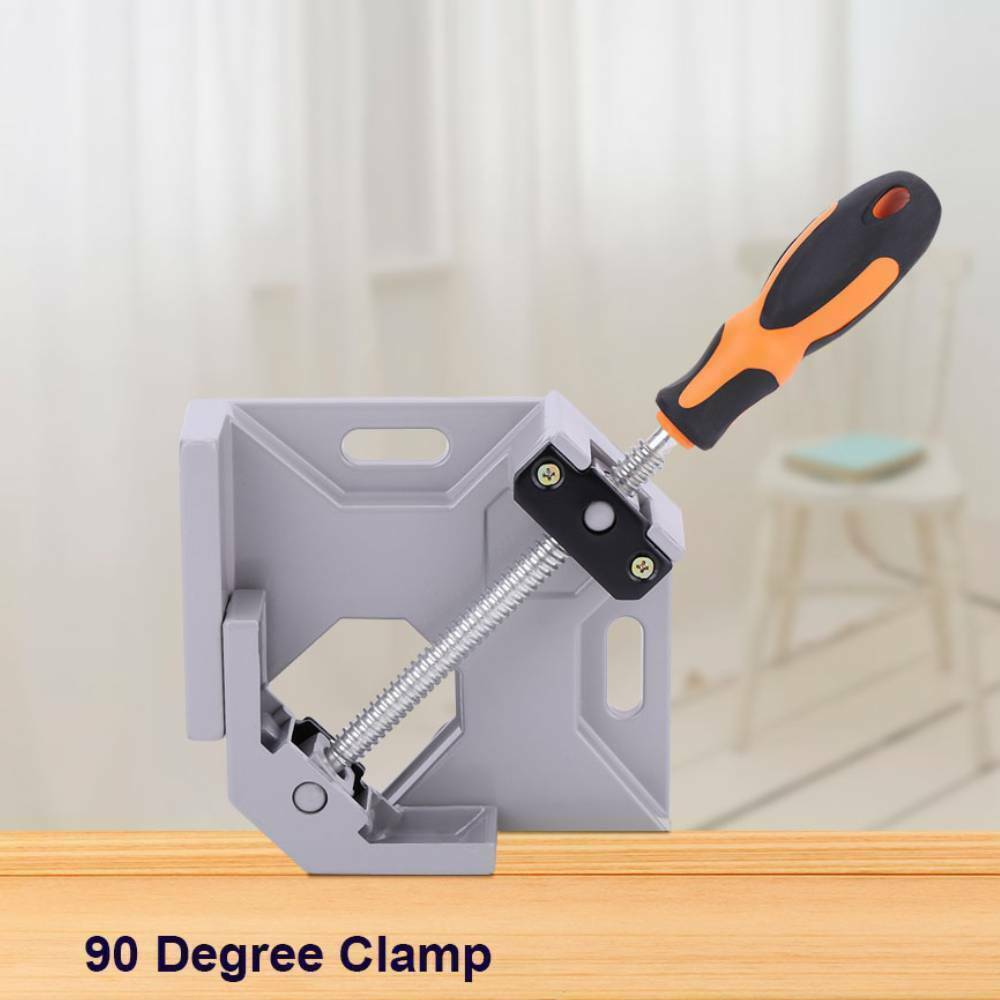 Aluminium Single Handle 90° Right Angle Clamp Photo Frame Corner Clip ...