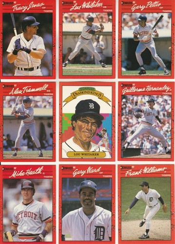 (25) 1990 Donruss Detroit Tigers (Complete Team Set) See Scans! | eBay