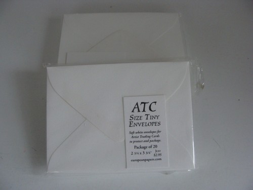 ATC Tiny Envelopes 20 Soft White 2.75x3.75” Envelopes | eBay