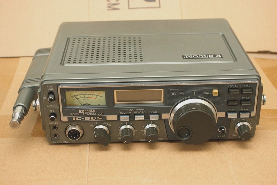 Icom IC-505 6M 50mhz All Mode Transceiver with IC-EX248 FM unit *RARE ...
