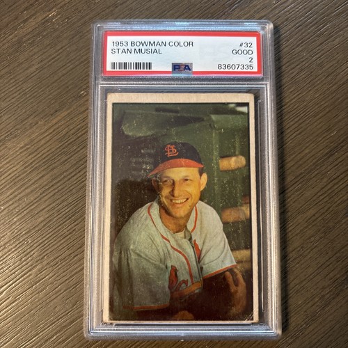 1953 Color Bowman #32 Stan Musial - Cardinals - PSA 2 | eBay