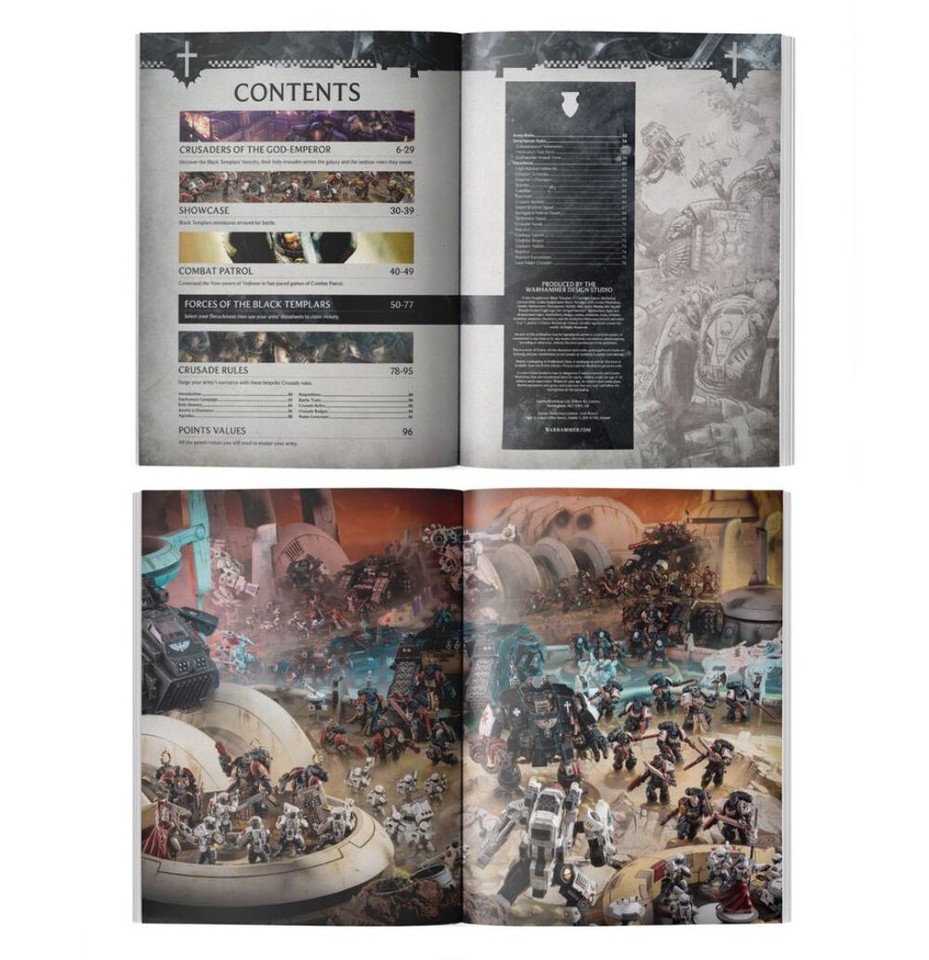 Warhammer 40K: Codex Supplement - Black Templars | eBay