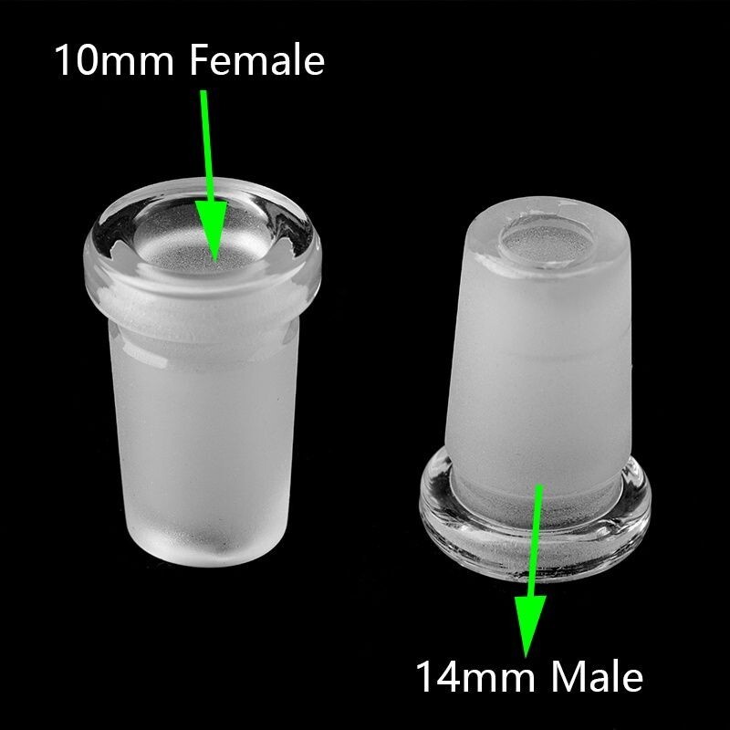 14mm Male To 10mm Female Glass Adapter – Clear Size Reducer | eBay